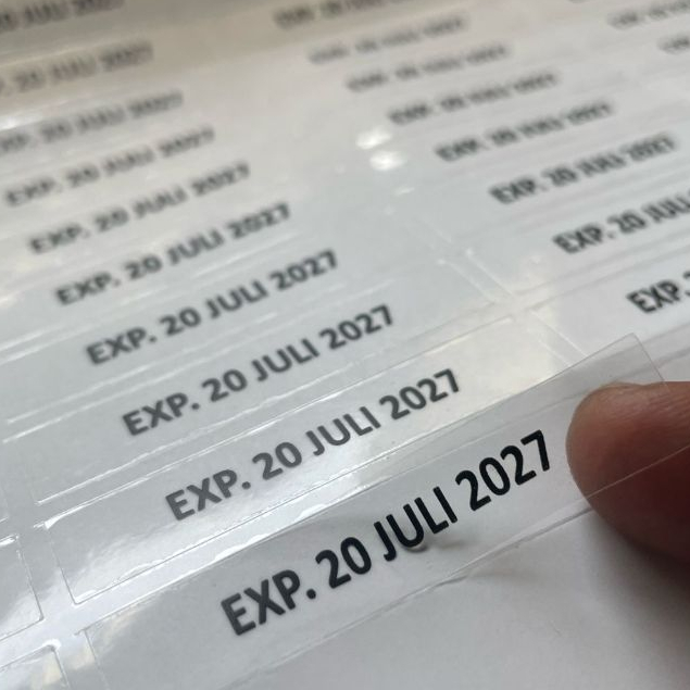 Jual Print Sticker Transparan A3+ Cetak Label Kemasan Transparan ...