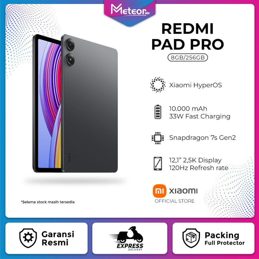 Jual XIAOMI REDMI PAD PRO 8/256 GB Garansi Resmi [BISA INSTANT ARE ...