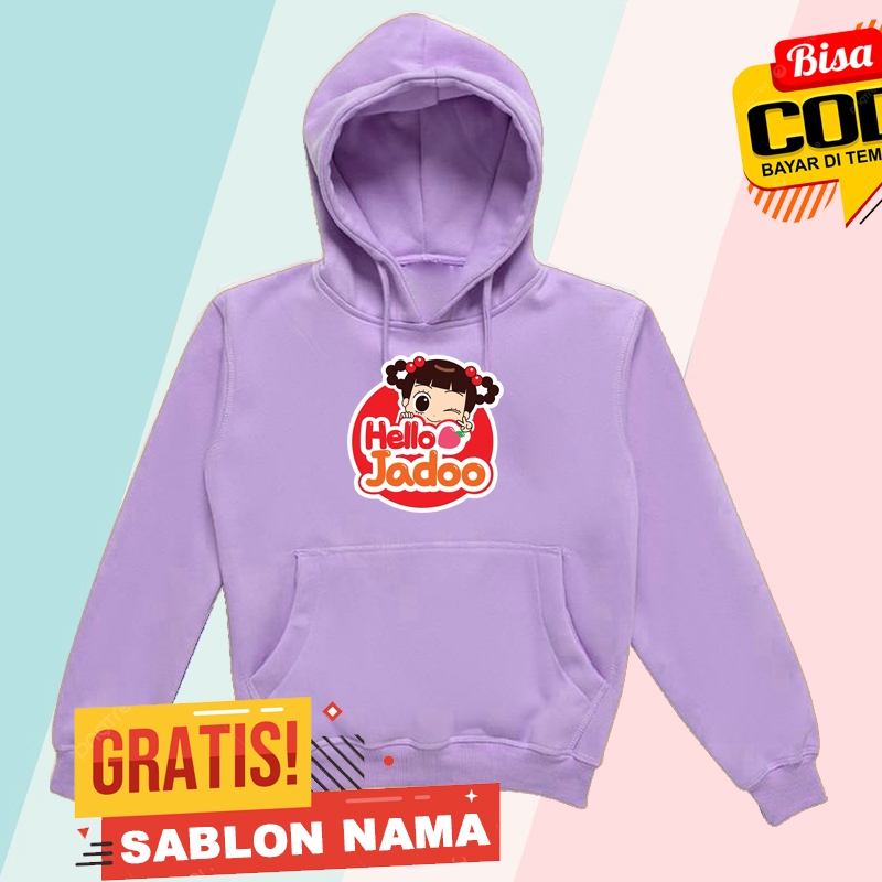 Jual Jaket Hoodie Anak Hello Jadoo Logo / Jaket Sweater Hoodie Anak ...