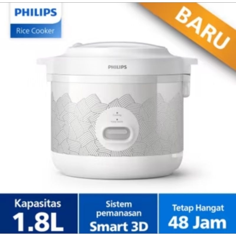 Jual RICE COOKER PHILIPS HD 3003 PREMIUM KAPASITAS 1.8 LITER | Shopee ...