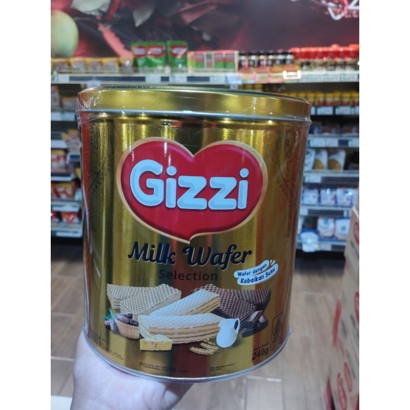 Jual GIZZI MILK WAFER 240 GR | Shopee Indonesia