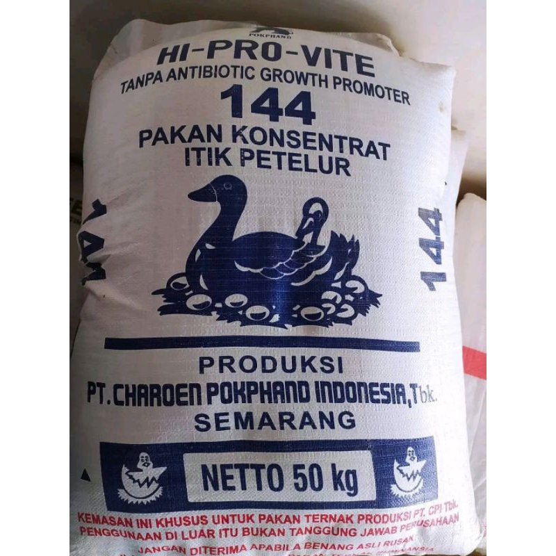 Jual Hi pro Vite konsentrat itik petelur 144 pakan bebek Entok 1 kg ...