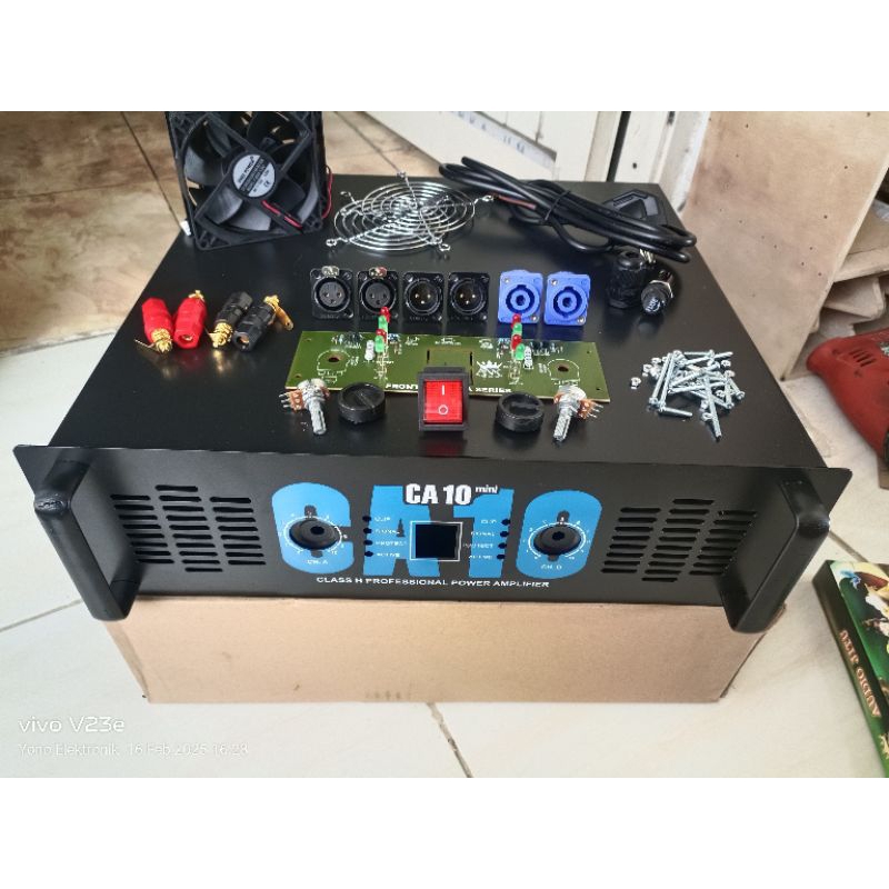 Jual BOX POWER AMPLIFIER CA 10 MINI Tebal + Asesoris box ampli MINI CA10 | Shopee Indonesia