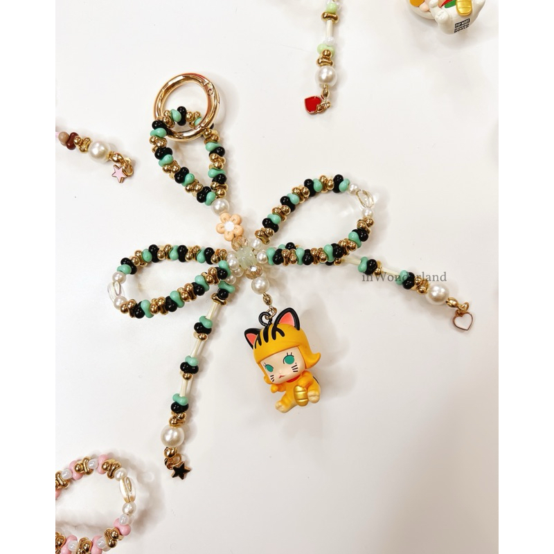 Jual Popbean Bow Bag Charm | Gantungan Tas PopMart Molly Dimoo | Shopee ...