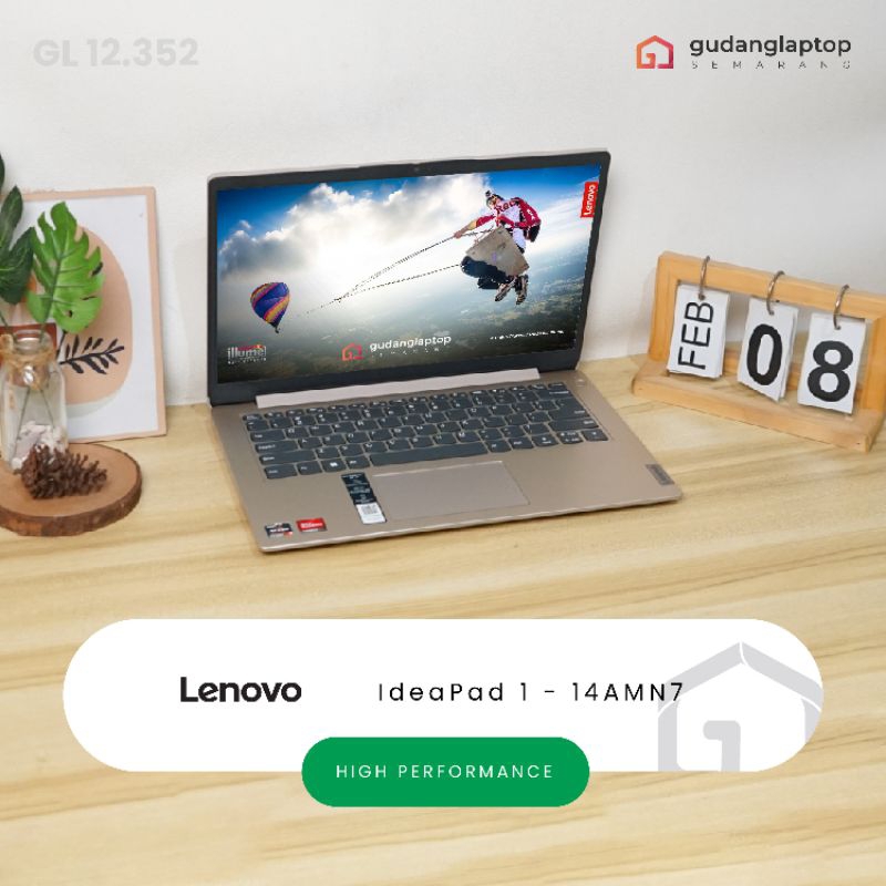 Jual LENOVO IdeaPad 1 - 14AMN7 AMD Ryzen 3-7320U 8/512 Radeon 610M ...