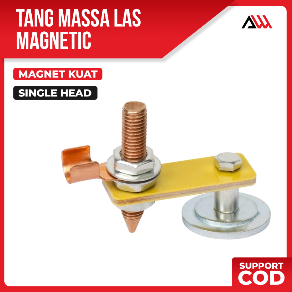 Jual Tang Massa Magnet / Magnetic Earth Ground Clamp Welding / Stang ...