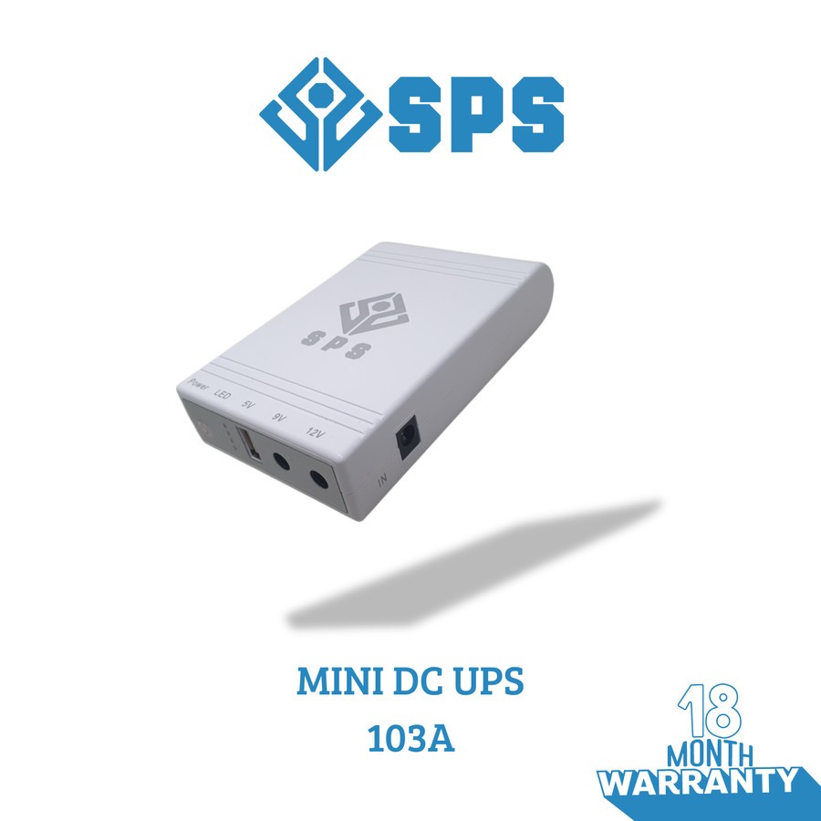 Jual SPS Mini DC UPS Router CCTV dll 5V/9V/12V Uninterrupted 10.400mAh Battery Garansi Resmi ...