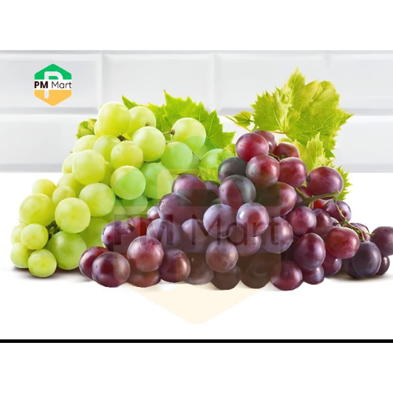 Jual Buah Anggur Mrh Anggur Hijau Segar 250 Gram | Shopee Indonesia