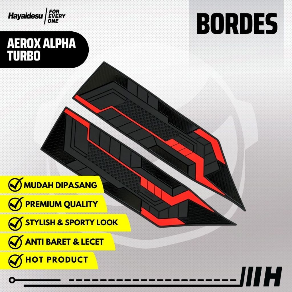 Jual Hayaidesu Floor Step Boardrest Karpet Motor Yamaha AEROX ALPHA ...