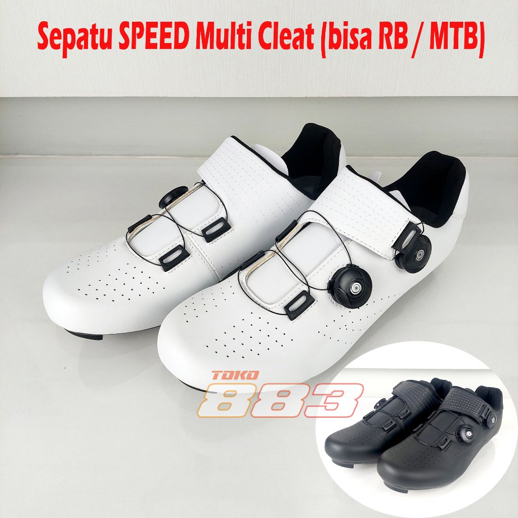 Jual Sepatu Sepeda SPEED Roadbike MTB RPM Multi Cleat SP-00020 SP-00021 ...