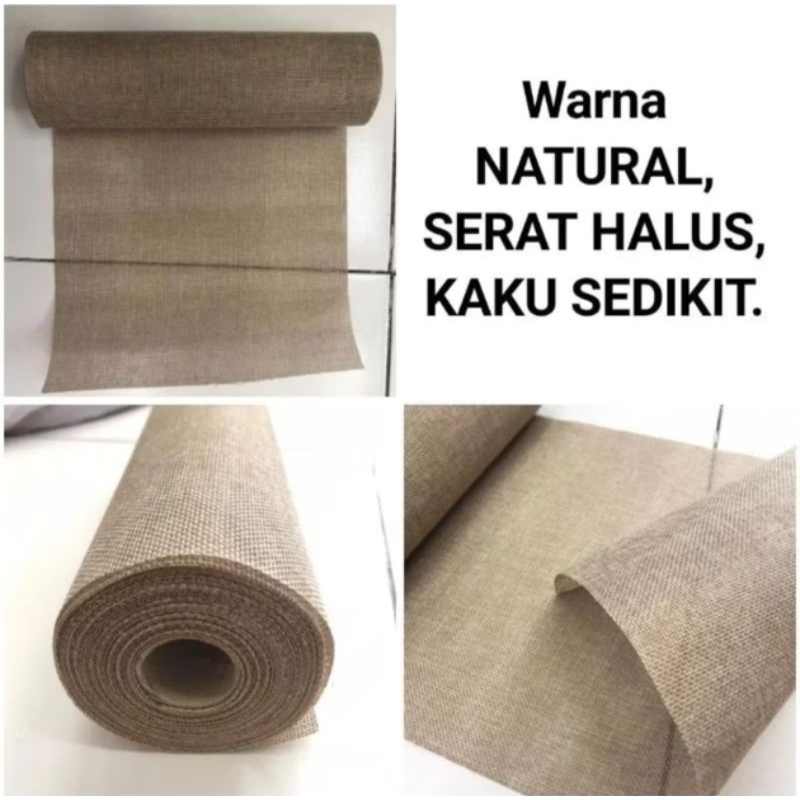 Jual (1 lembar 49×50cm) kain jute/goni | Shopee Indonesia