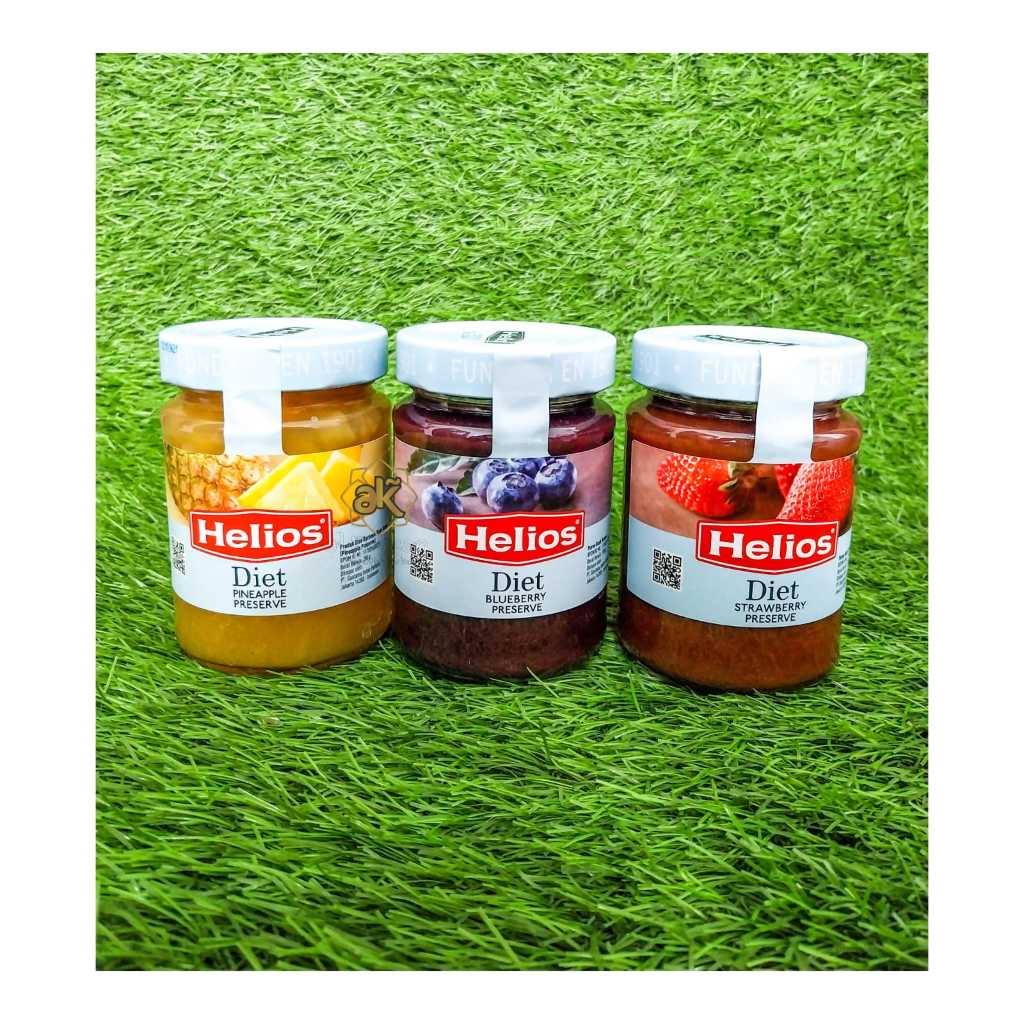 Jual Helios Selai Buah Diet Rendah Gula Halal 280GR Manis Alami Bahan ...