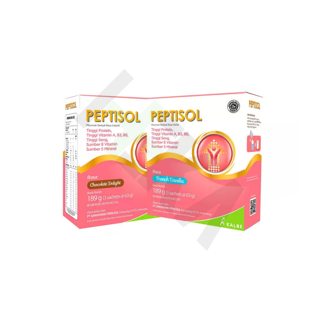 Jual Peptisol Vanila/Coklat 180 gram - Nutrisi Tinggi Protein Rendah ...