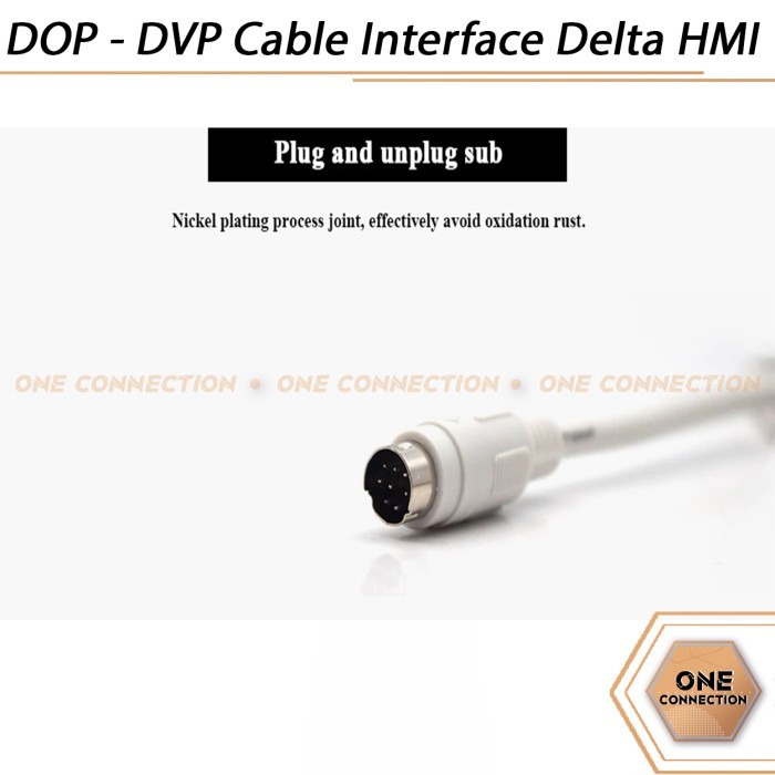 Jual DOP - DVP Cable Interface Delta HMI Touch Panel DOP to DVP PLC ...