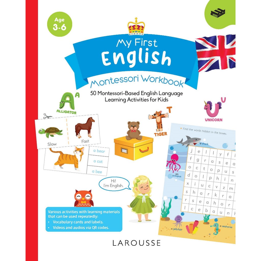 Jual MY FIRST ENGLISH MONTESSORI WORKBOOK | Shopee Indonesia