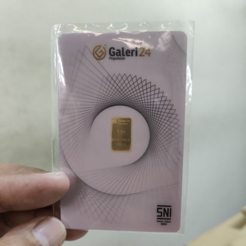 Jual emas 24k galery24 pegadaian 1 gram sni | Shopee Indonesia