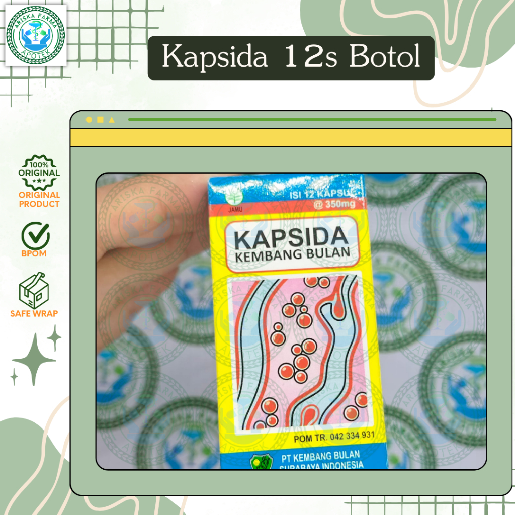 Jual Kapsida 12s Botol per botol | Shopee Indonesia