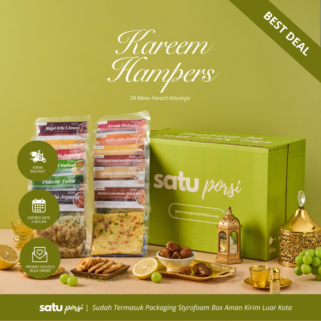 Jual Satu Porsi Kareem Hampers (Paket Hampers Ramadhan & Lebaran ...