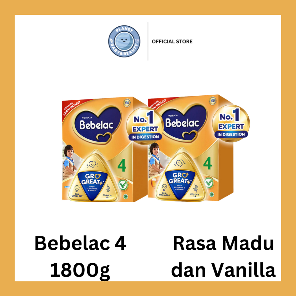 Jual Bebelac 4 1800g Rasa Madu dan Vanilla | Shopee Indonesia