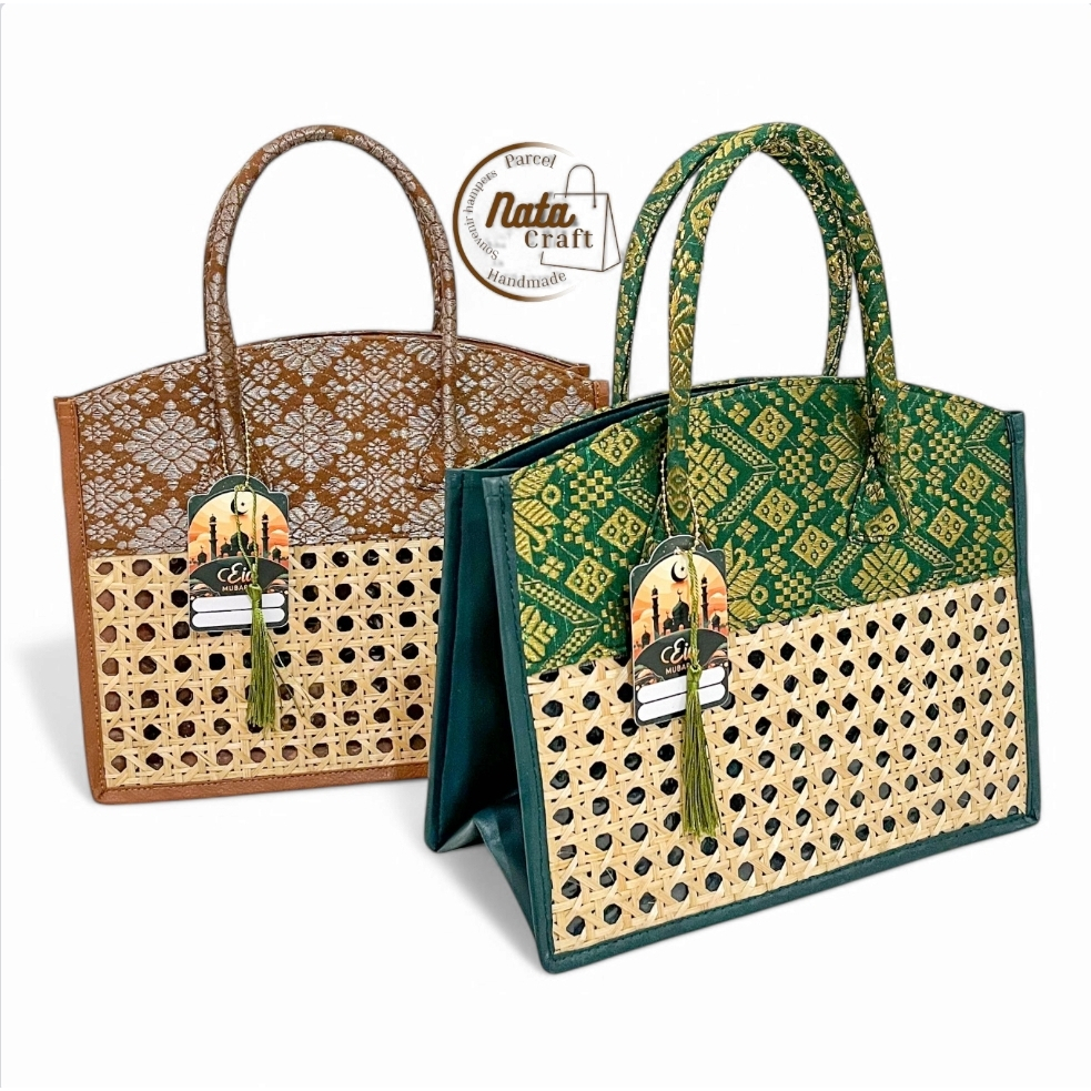 Jual Natacraft-Tas Hampers Goodie Bag Ramadhan Songket Tas Hampers ...