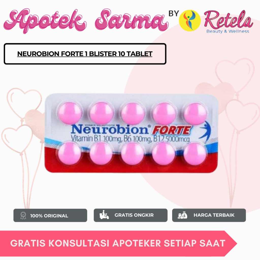 Jual NEUROBION FORTE 1 BLISTER 10 TABLET | Shopee Indonesia