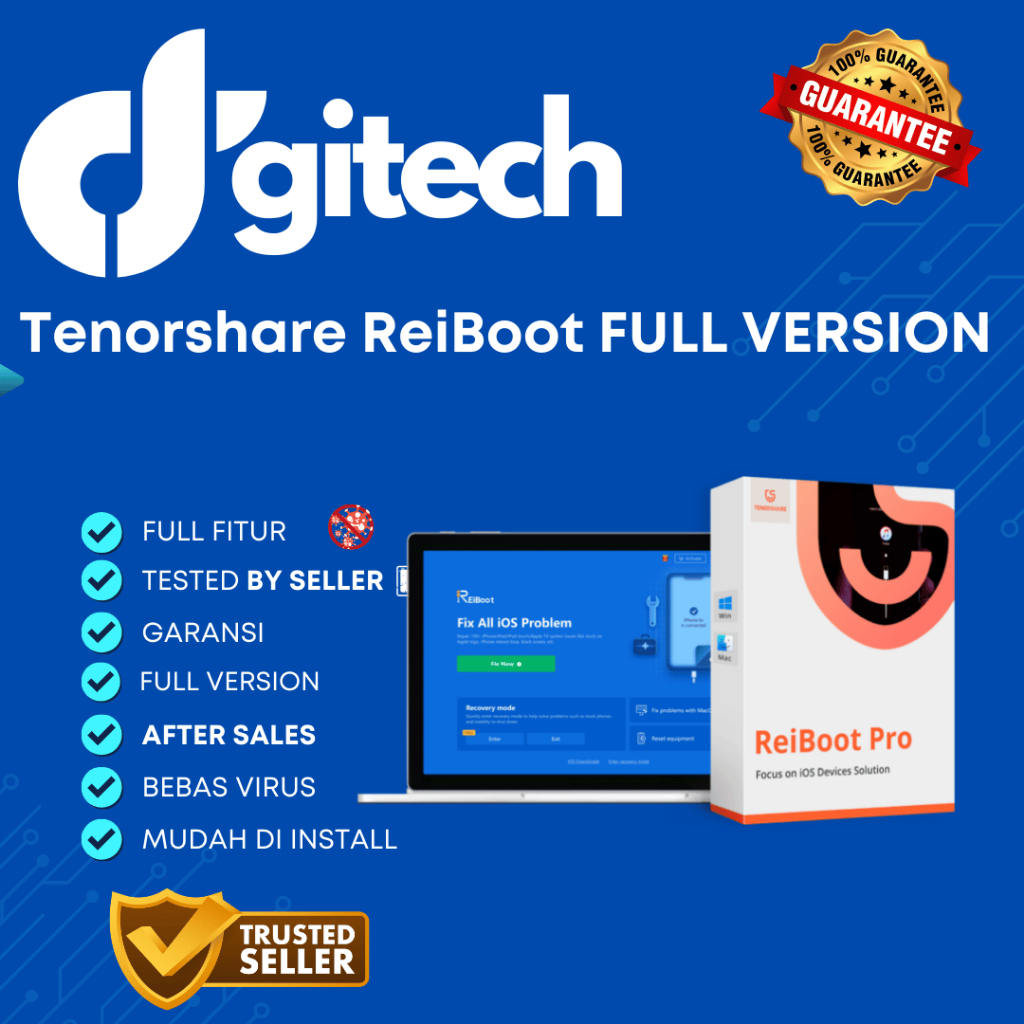 Jual Tenorshare ReiBoot Pro –Recovery iPhone dengan Satu Klik | Shopee ...