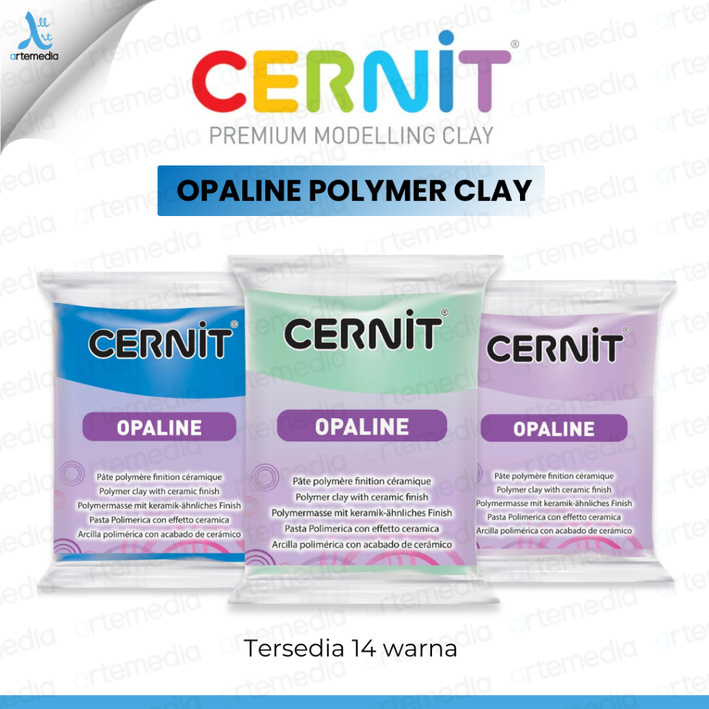 Jual Cernit Opaline Polymer Clay – Premium Modelling Clay with Ceramic ...