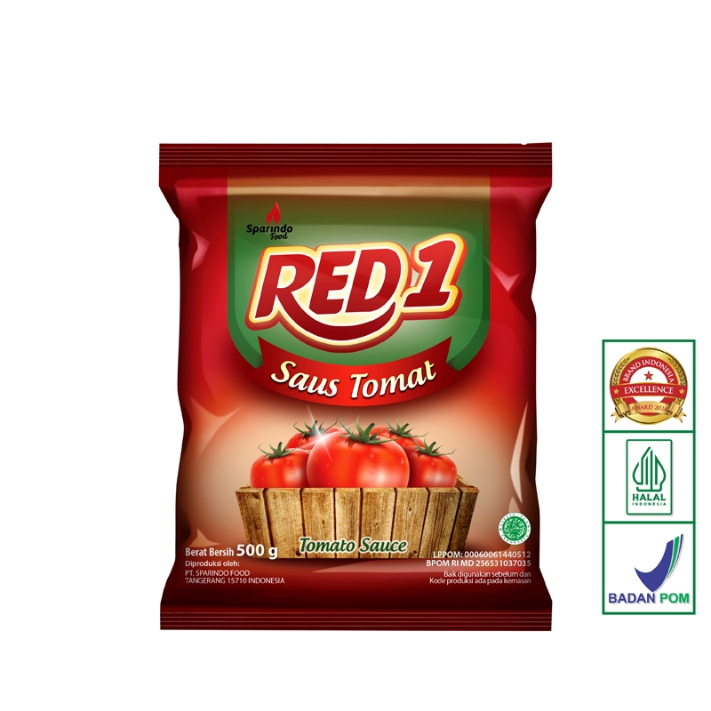 Jual RED1 Saus Tomat 500 gram (Tomato Sauce) | Shopee Indonesia