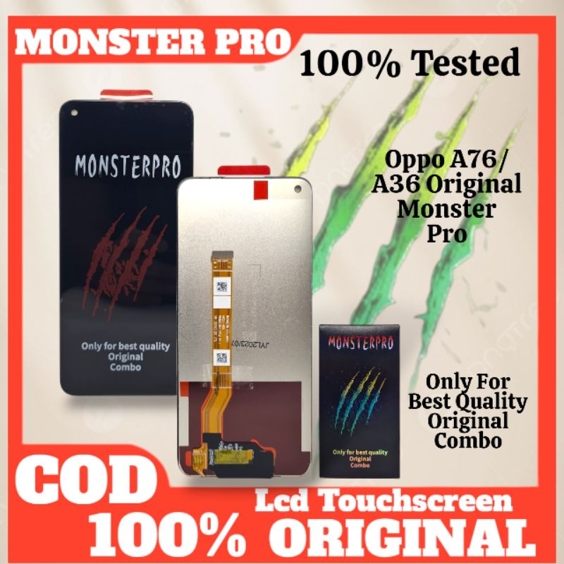 Jual LCD TOUCHSCREEN OPPO A76 CPH2375/A36 2022 ORIGINAL | Shopee Indonesia