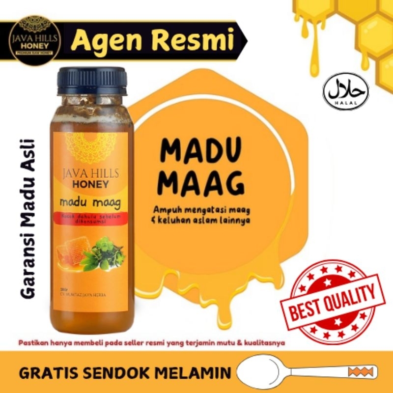 Jual Java Hills Honey Madu Maag Lambung Gerd Mual Herbal Asli ...