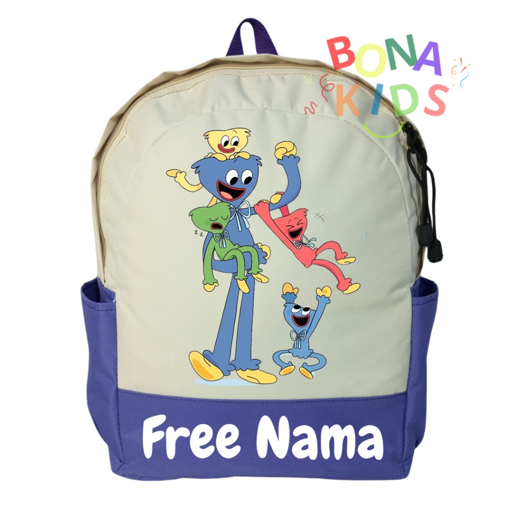 Jual Tas Anak Poppy Playtime Chapter 4 Mini Huggy Ransel Sekolah Anak TK PAUD Free Nama | Shopee ...