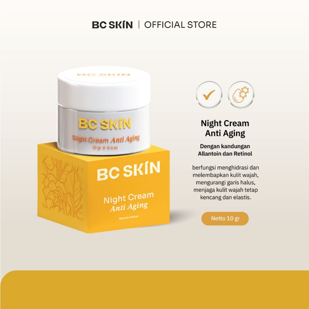 Jual BC SKIN NIGHT CREAM ANTI AGING | Shopee Indonesia