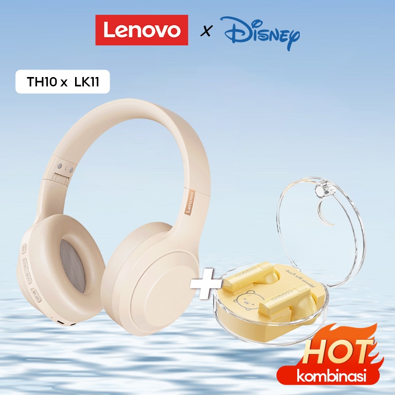 Jual Lenovo Thinkplus TH10 Headset Bluetooth Headphone Bluetooth V5.0 ...