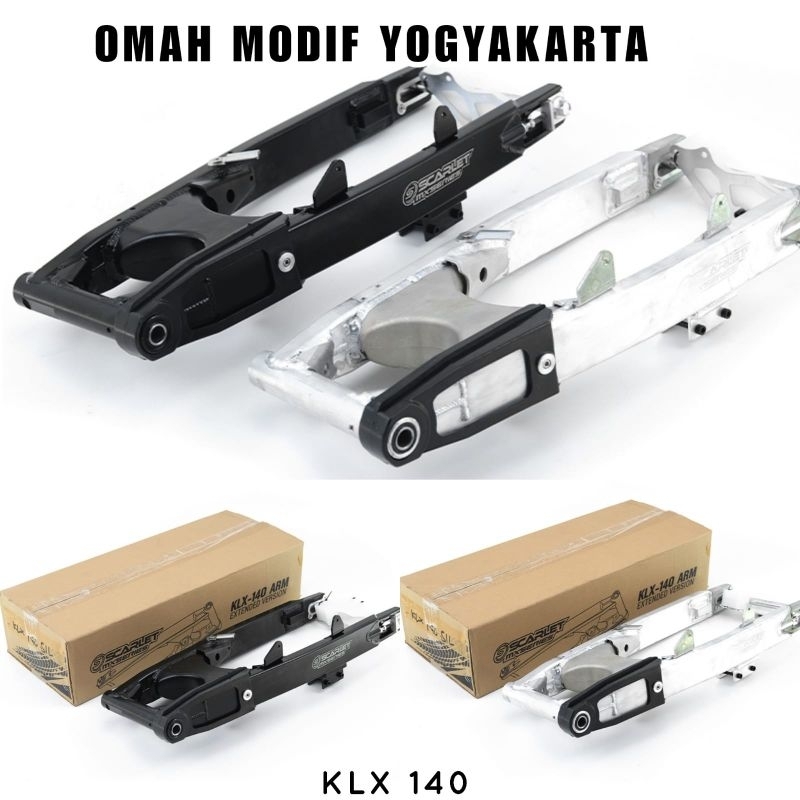 Jual Swing Arm Lengan ayun Motor KLX 140 Build Up 66cm SCARLET Silver ...