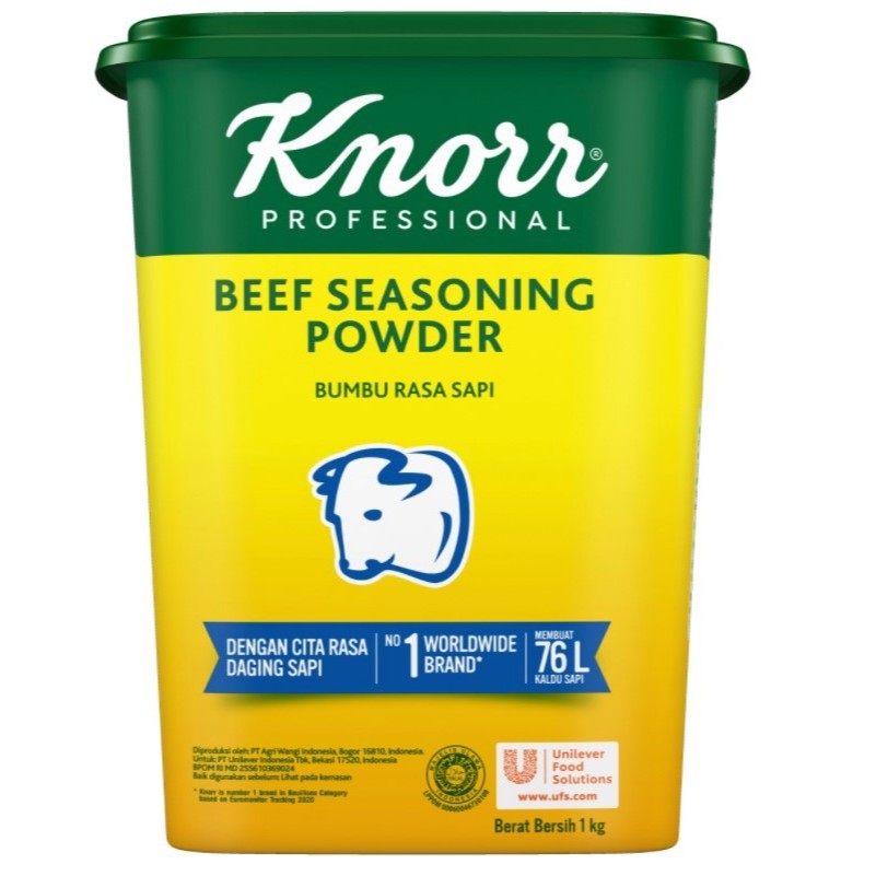 Jual KNORR KALDU SAPI BEEF SEASONING POWDER 1kg Pengiriman via Instan ...