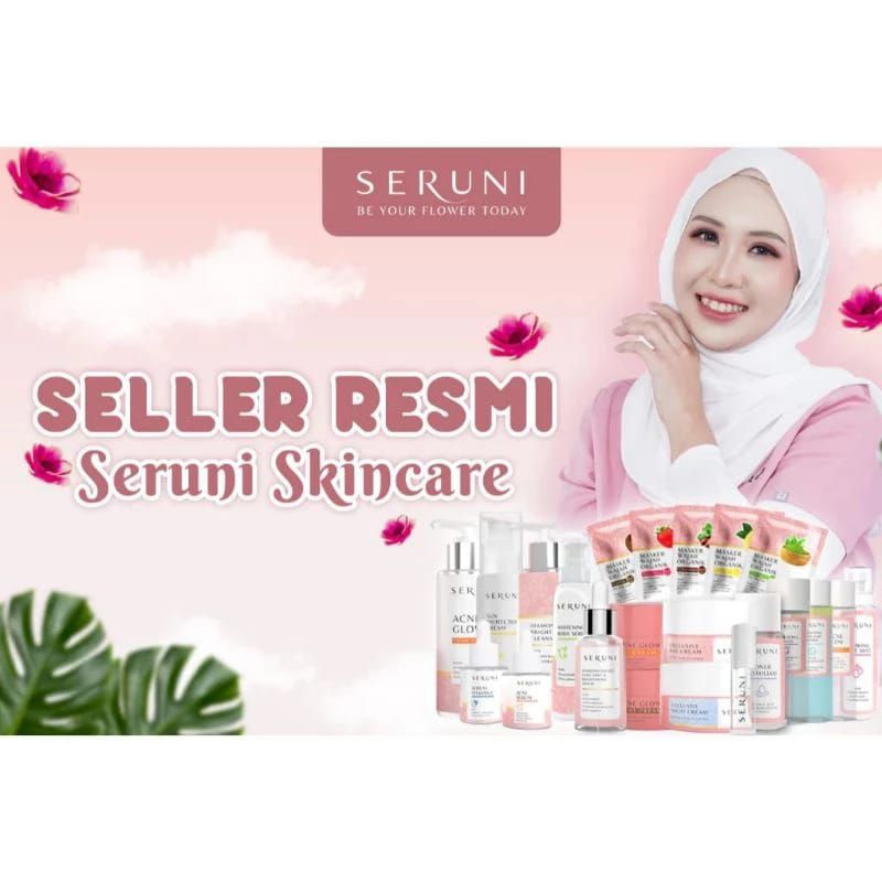 Jual SERUNI Glowing set SKINCARE SERUNI paker lengkap paket glowing ...