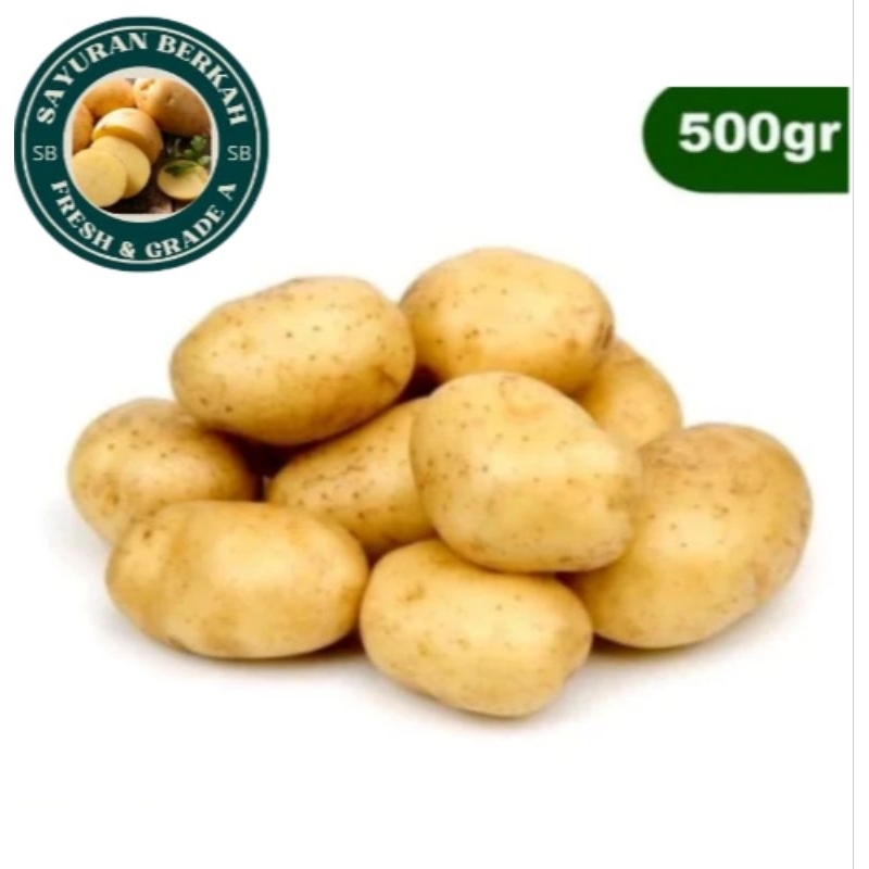 Jual 500Gr Kentang Dieng Super Grade A++ Kentang Bahan dapur sayuran ...