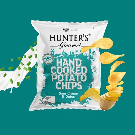 Jual [GLUTEN FREE] Hunters Potato Chips Sour Cream Onion - Hunter's ...