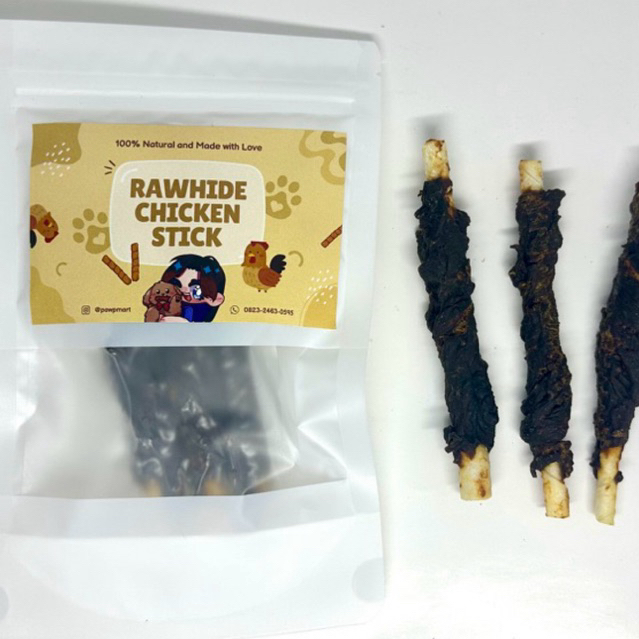 Jual PAWP MART | Rawhide Chicken Stick for Dogs and Cats | Shopee Indonesia