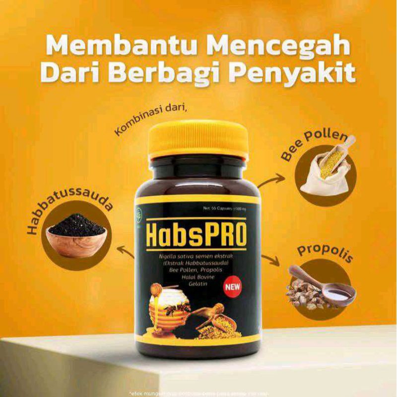 Jual Habspro Kapsul Herbal Habbatussauda | Shopee Indonesia