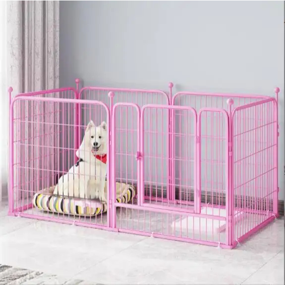 Jual Kandang Hewan Pagar Besi Large Size Pet Cage Anjing Kucing Kandang ...