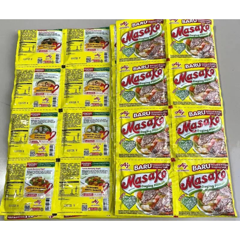 Jual Masako Sapi Penyedap bumbu masakan Renceng isi 12 sachet | Shopee ...
