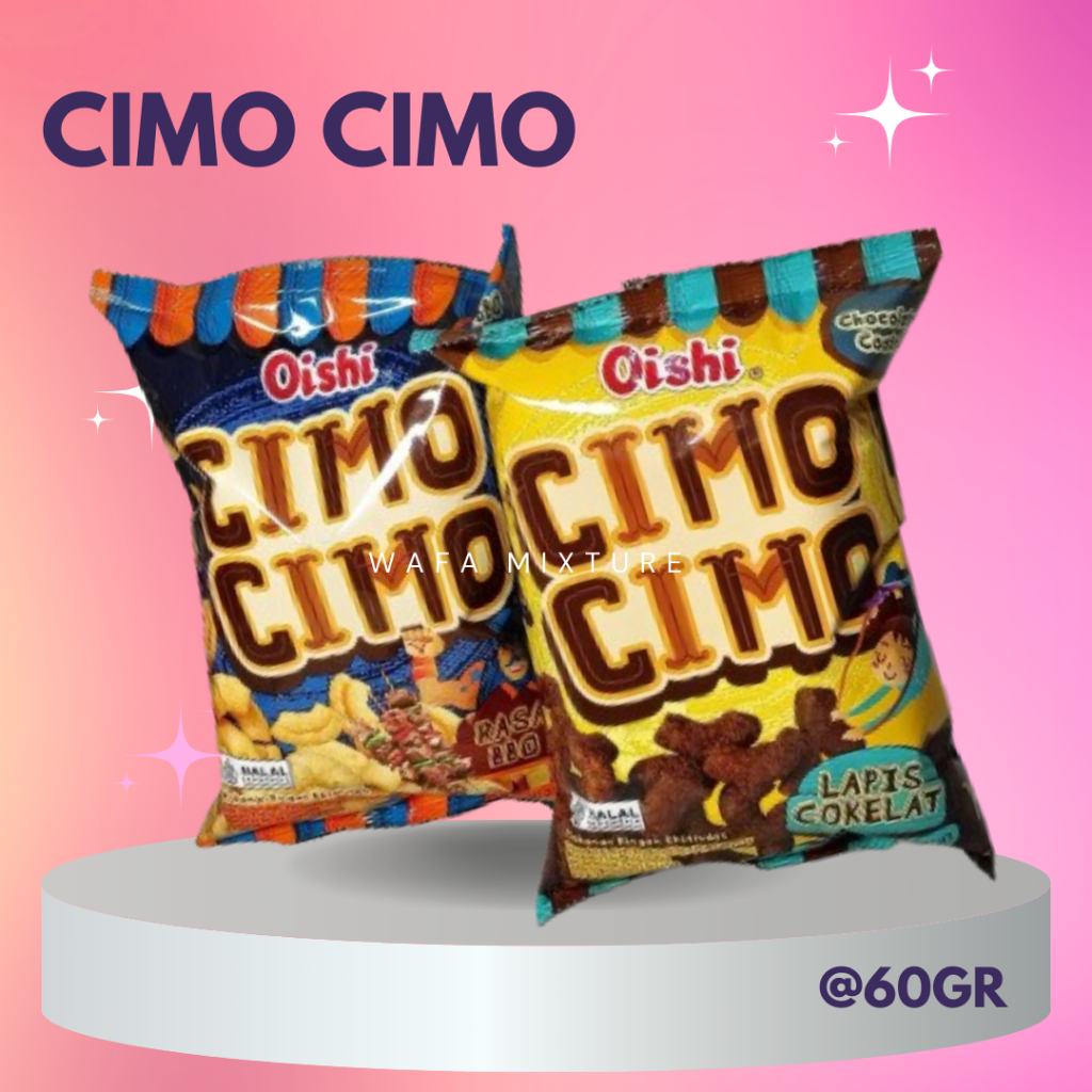 Jual Oishi CIMO CIMO lapis coklat / BBQ 60GR teman nongkrong | Shopee ...