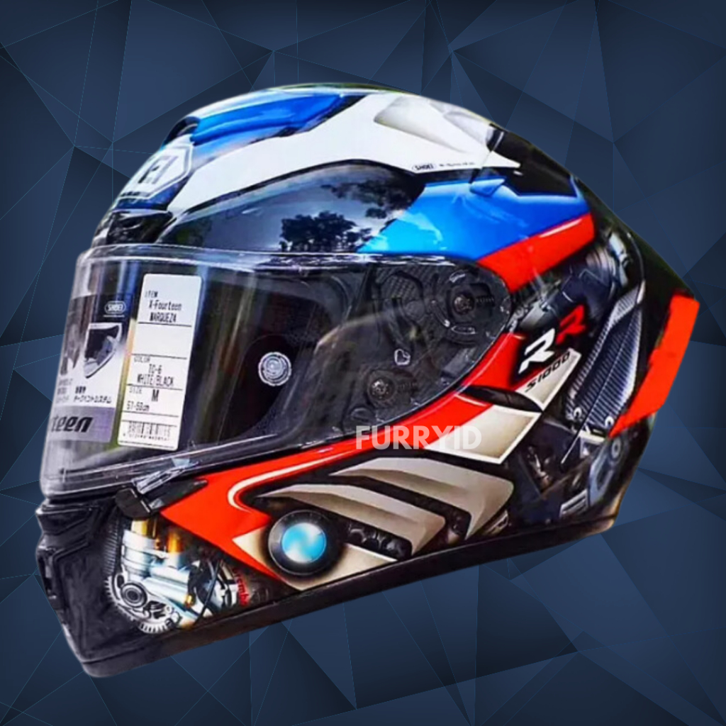 Jual HELM FULL FACE SHOEI X14 BMW S1000RR | Shopee Indonesia