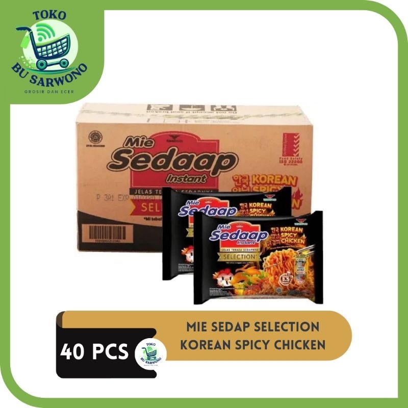 Jual SEDAAP SELECTION KOREAN SPICY CHICKEN 1 DUS KARTON ISI 40 X 84 ...