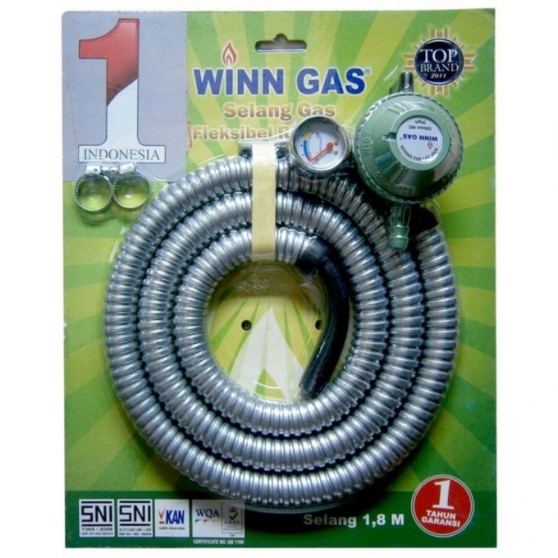 Jual SELANG GAS WINN ORI TERMURAH PAKET KOMPLIT SELANG GAS | Shopee ...