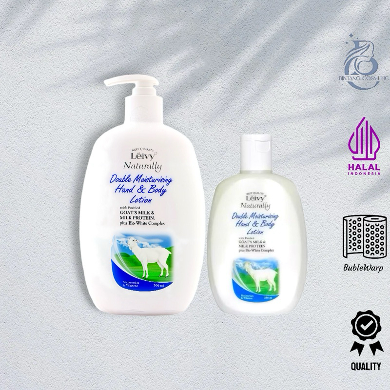 Jual Leivy Goat's Milk Handboy Lotion 270 ml / 500 ml - handbody Susu ...