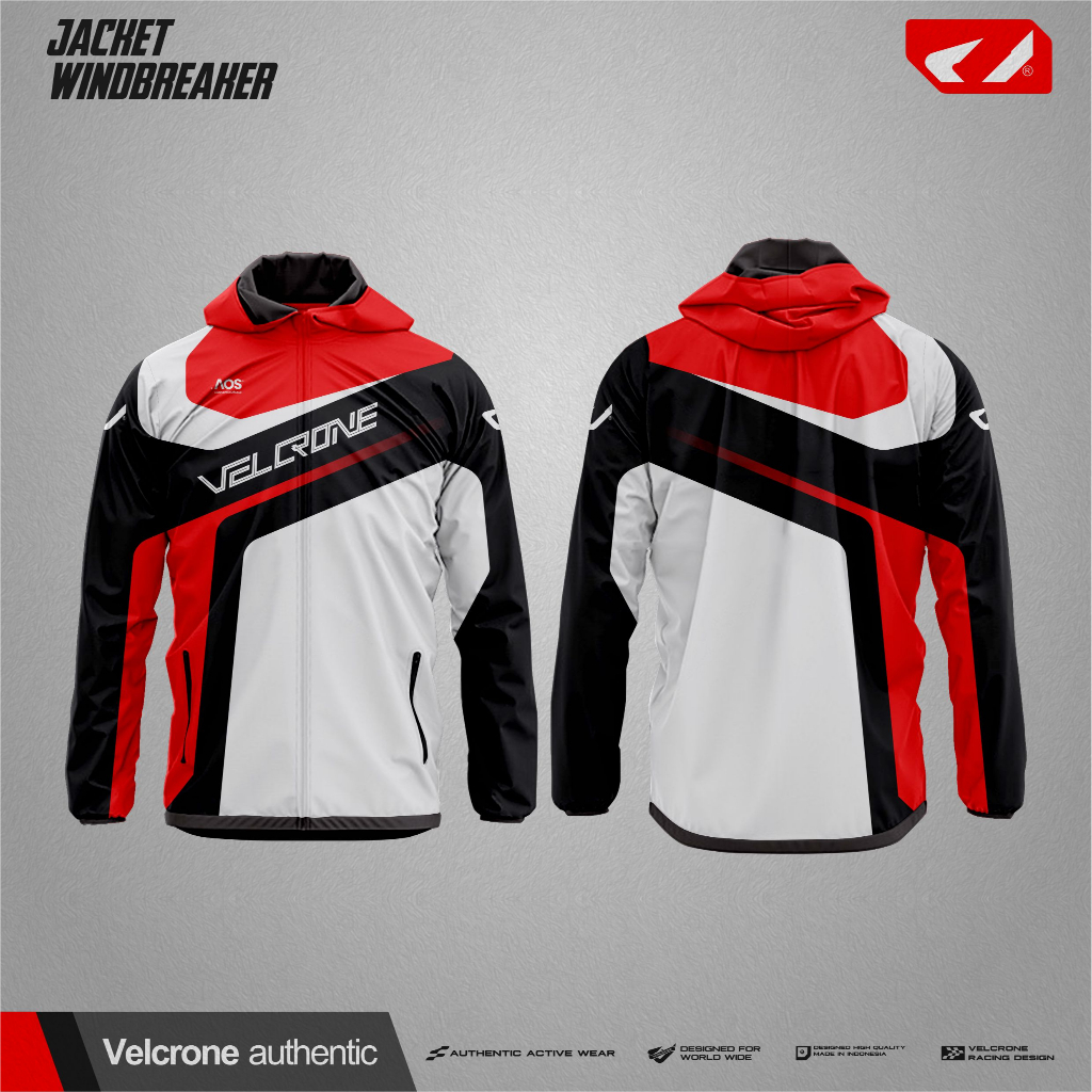Jual PRODUK JACKET VELCRONE/JACKET WINDBREAKER/JAKET WATERPROOF ...
