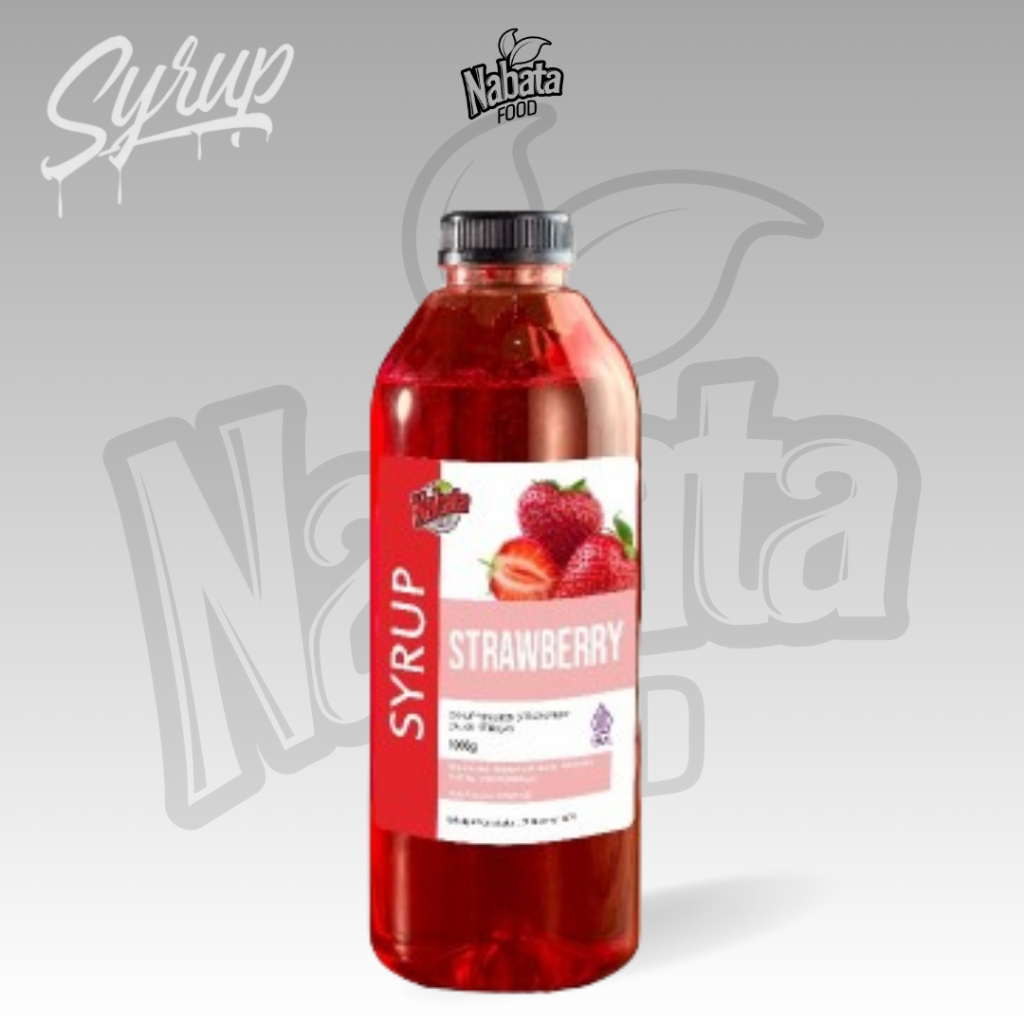 Jual Nabata Drink Syrup Strawberry 1000 Ml - Sirup Rasa Stroberi 1 ...