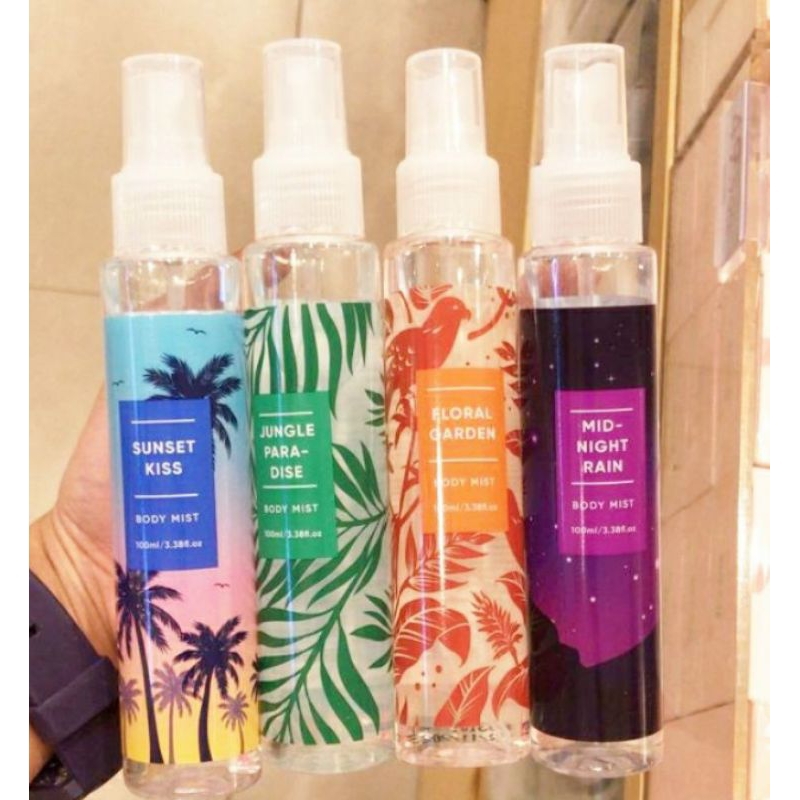 Jual MINISO Body Mist sunset kiss jungle paradise floral garden ...